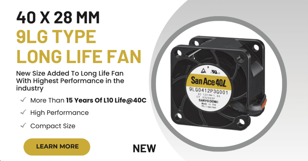 Long-Life Cooling Performance with the New 40x28mm DC Fan